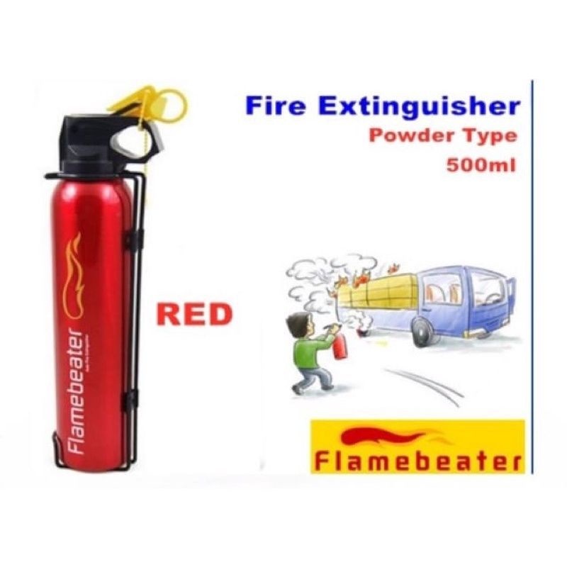 (500ml) Mini Fire Extinguisher Safety Emergency Fire Stopper Suitable ...