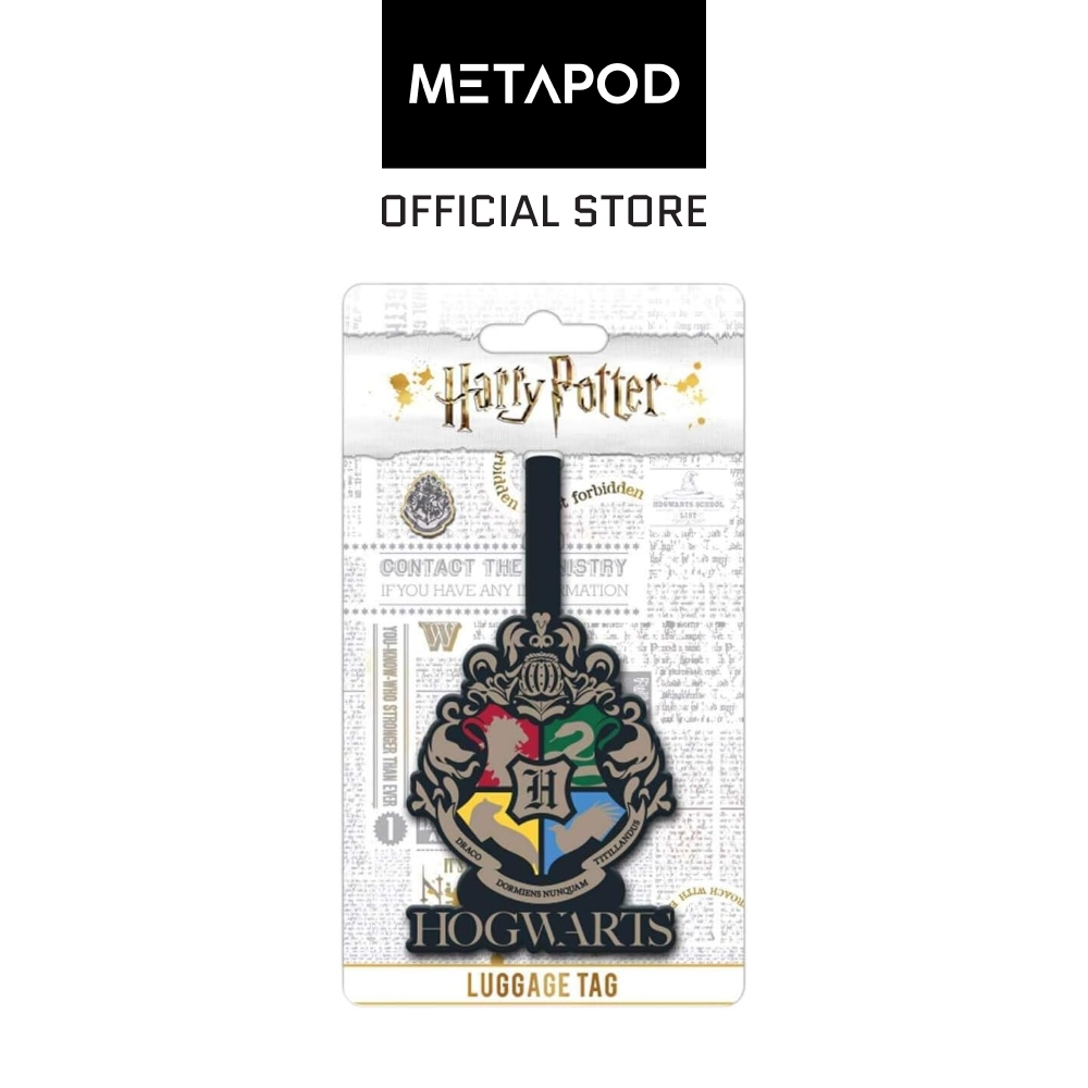 Travelmall Harry Potter Hogwarts Crest Luggage Tag with Write-On ...
