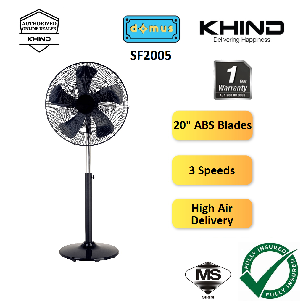 Khind 20 Inch Industrial Stand Fan Kipas Angin Berdiri Murah Berkualiti ...