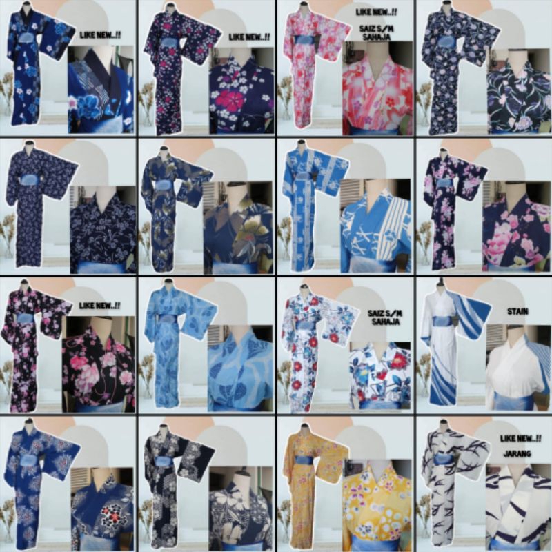 Yukata/ kimono Premium MURAH Part 2 | Shopee Malaysia