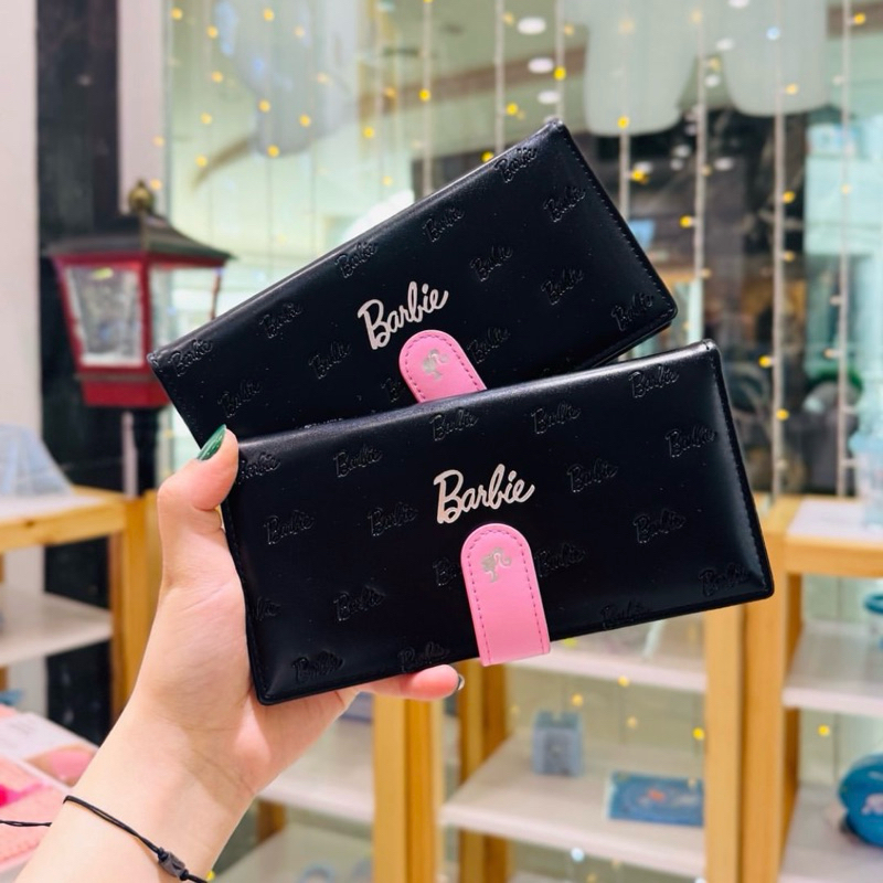 [READYSTOCK] MINISO Barbie Long Women Wallet (Black) | Shopee Malaysia