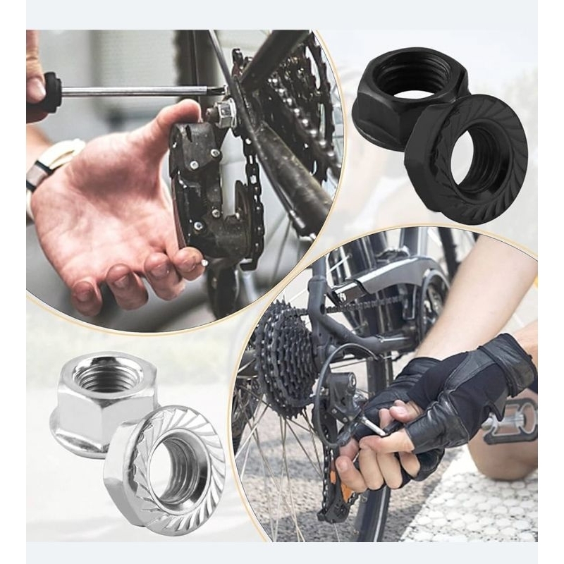 Bicycle Rear Sub Screw Rear Hub Screw Nut Basikal Roda Belakang ...