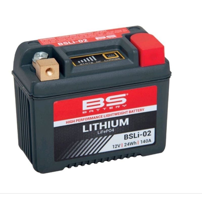 NOW SALE 💯! BS LITHIUM BATTERY BSLi-02| FREE TSHIRT replace YTZ5S YB5L ...