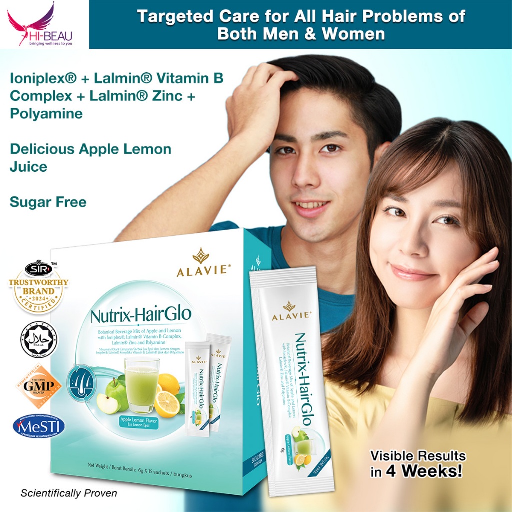 ALAVIE Nutrix-HairGlo 15s 深层滋养发根毛囊防脱发护发营养饮*Hair Care, Hair Skin Nails ...