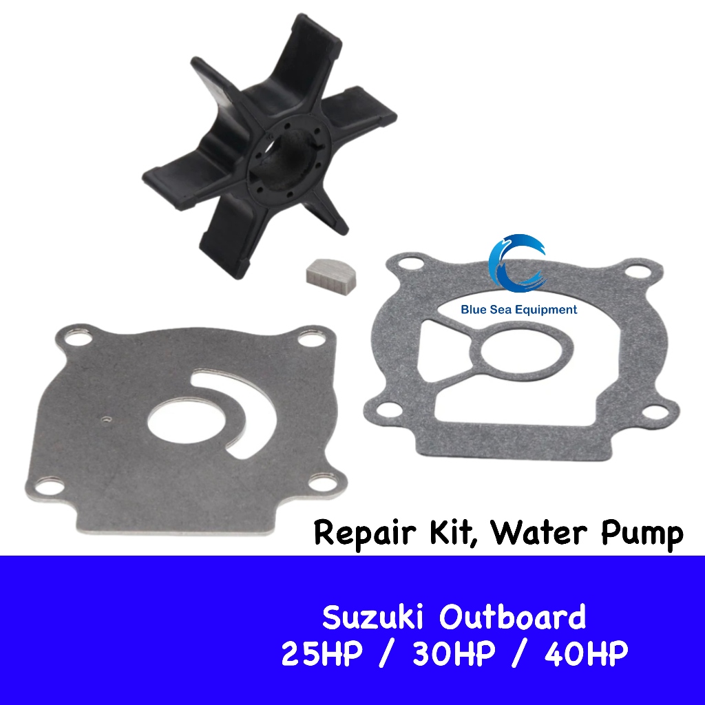 Water Pump Repair Kit DT25 / DT30 / DT40 Suzuki Outboard - 17400-94412 ...