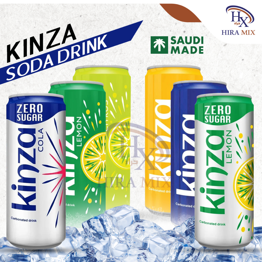 Kinza ( NEW COLA ) Suda Drink imported | Cola - Orange - Lemon - No ...
