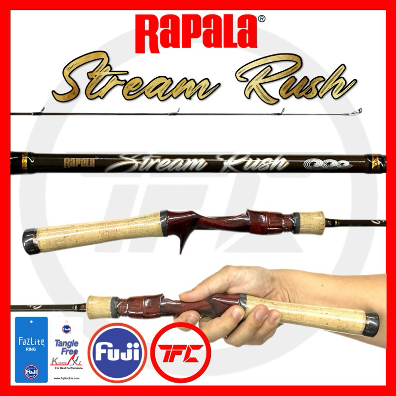 RAPALA Stream Rush Baitcasting Rod Baitcast BC Single Hand Skipping ...