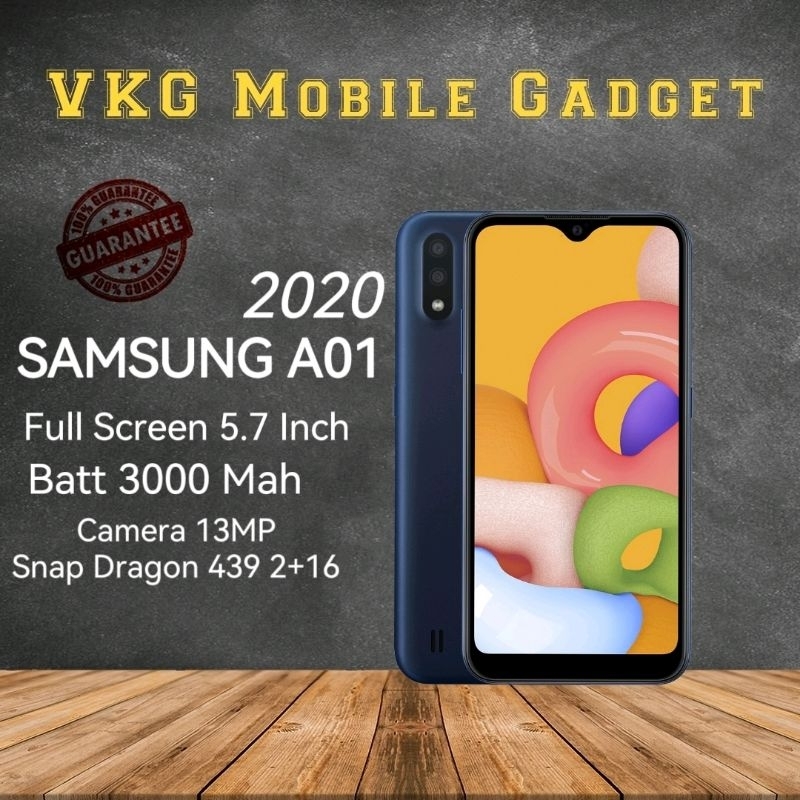 Original Samsung A01/A10E 2020 Full Screen 5.7Inch 4G Android 11 100 ...