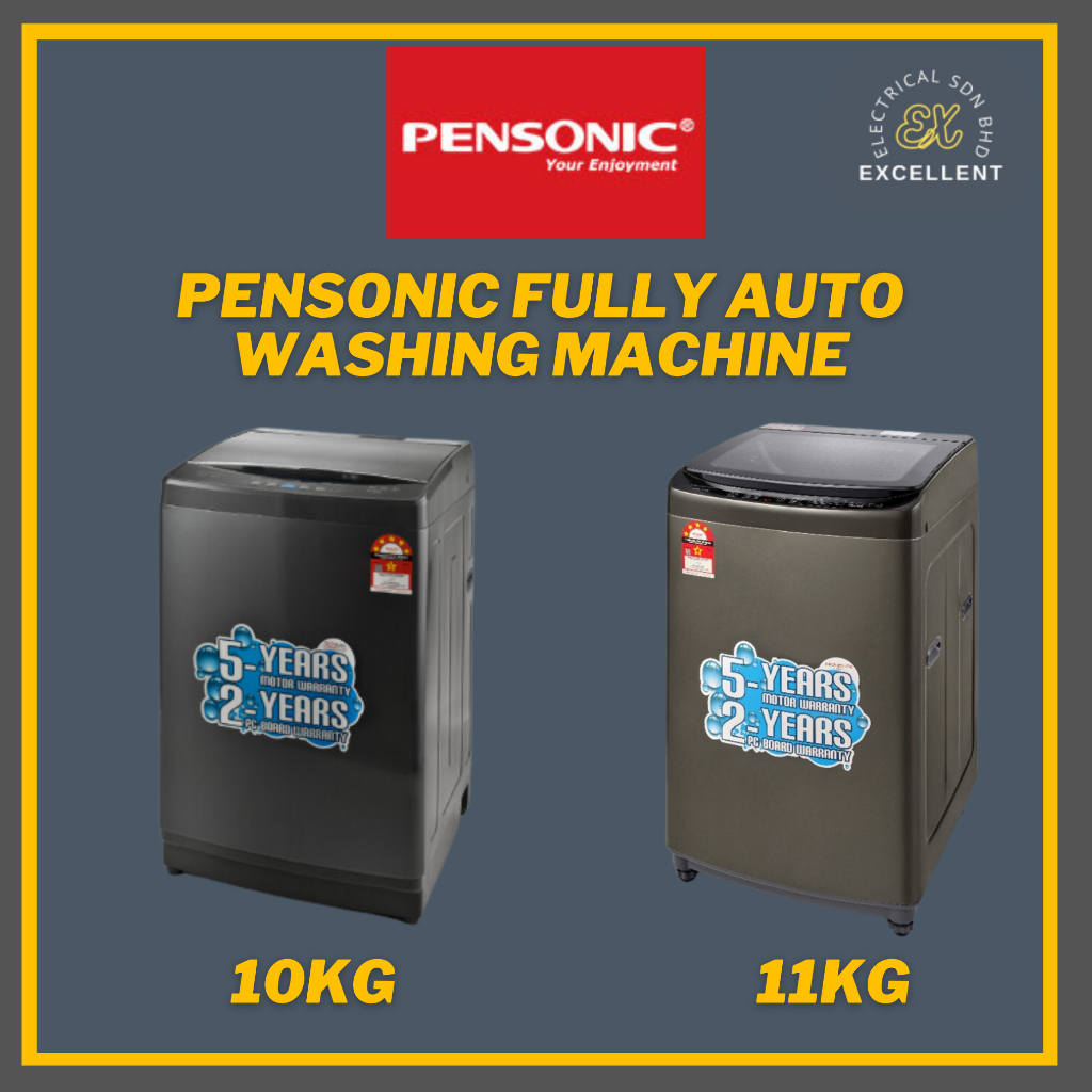 (SABAH ONLY) PENSONIC FULLY WASHING MACHINE 10KG /11KG PWA-1101X PWA ...