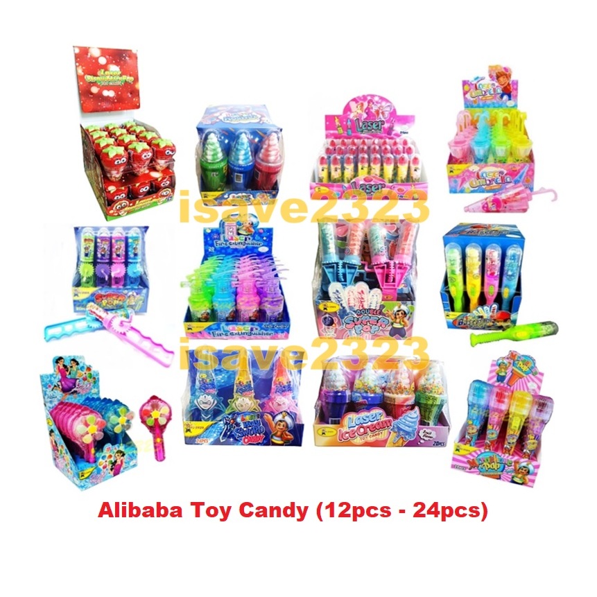 [HALAL] Alibaba Toy Candy (12pcs-24pcs) - 12 Types | Shopee Malaysia