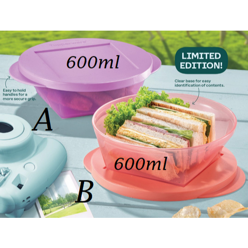 *1pc/2pcs*Tupperware Outdoor Dining Bowl 600ml | Shopee Malaysia