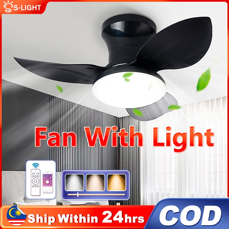 Ceiling Fan With Light Cooling Fan 6 Speed Nordic Ceiling Fan Light ...