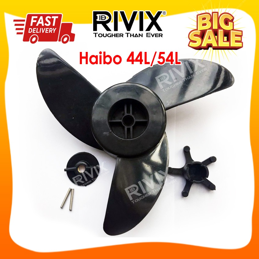 🔥Ready Stock🔥Haibo 3 Blades Motor Propellers Electric Engine Outboard ...