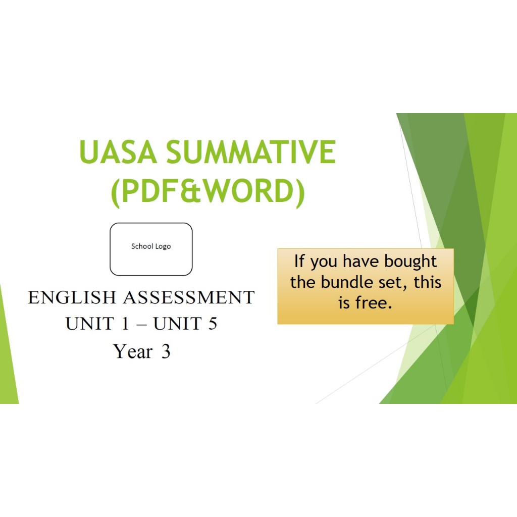 Softcopy - Year 3 - UPSA (Mid Term Assessment) + Unit 1 - 5 | Shopee Malaysia