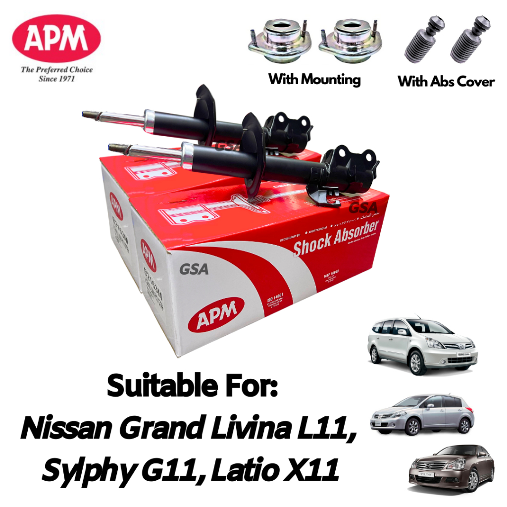 APM Nissan Grand Livina L10/L11, Sylphy G11, Latio C11 Front (Depan ...