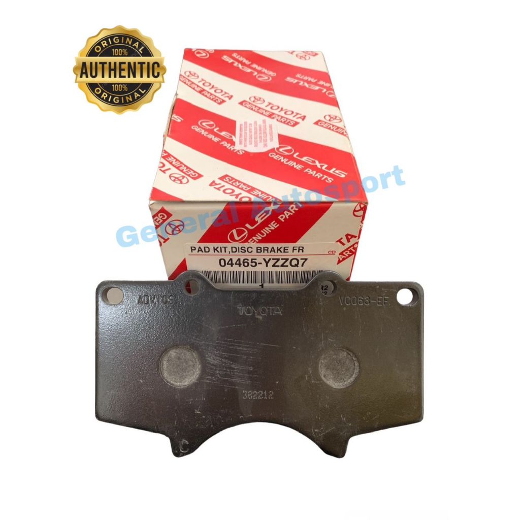 Original Front Disc Brake Pad Toyota Hilux GUN125 Land Cruiser VZJ120 ...