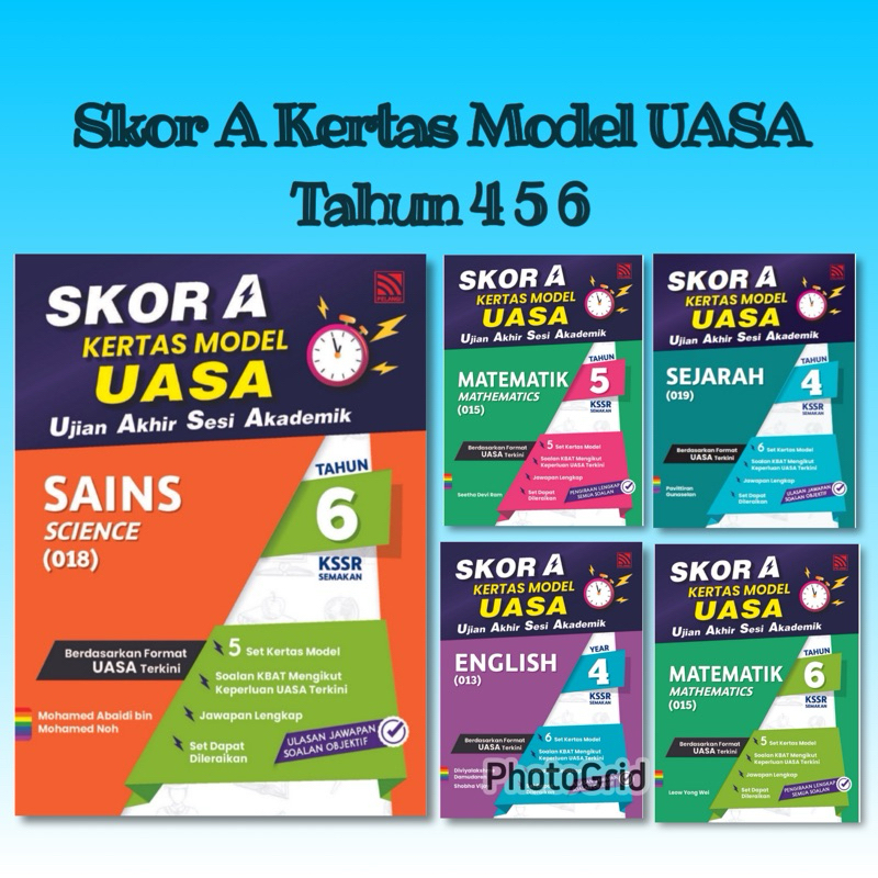 Pelangi 2024 25 • Skor A Kertas Model Uasa Bm English Matematik