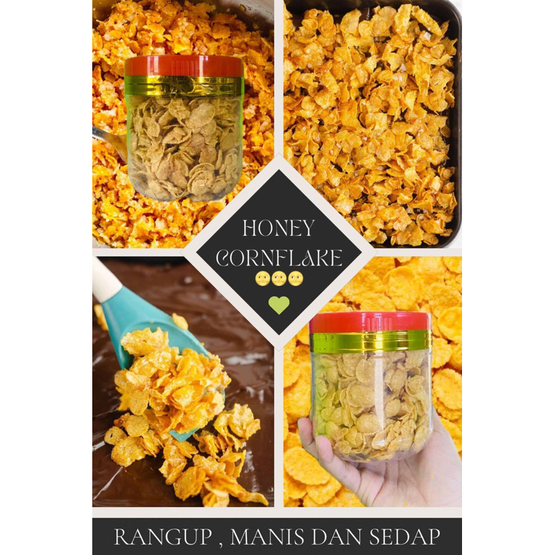 cornflakes madu balang 250-270gm (resepi tak terlalu manis) | Shopee ...