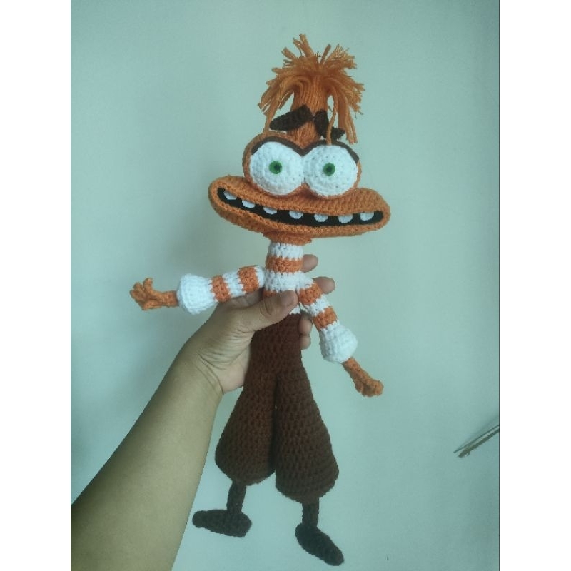 Anxiety /envy/anger/sadness of insideout2 doll crocheted (finished ...