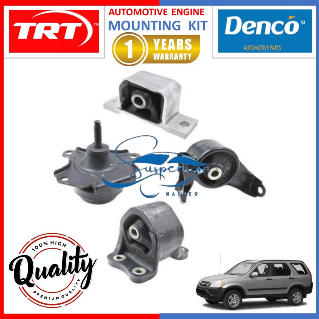 1 SET TRT DENCO (RANDOM) BRAND ENGINE MOUNTING - HONDA CRV S9A 2.0 AUTO 2002-2006 2.0CC 1 YEAR ...