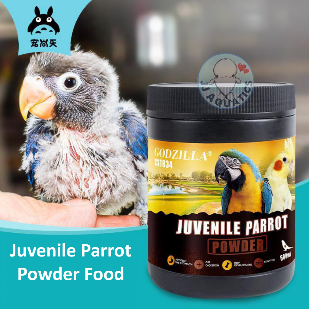 Jonsanty Godzilla Low Fat Plant Based Milk Powder Parrot Birds Susu ...
