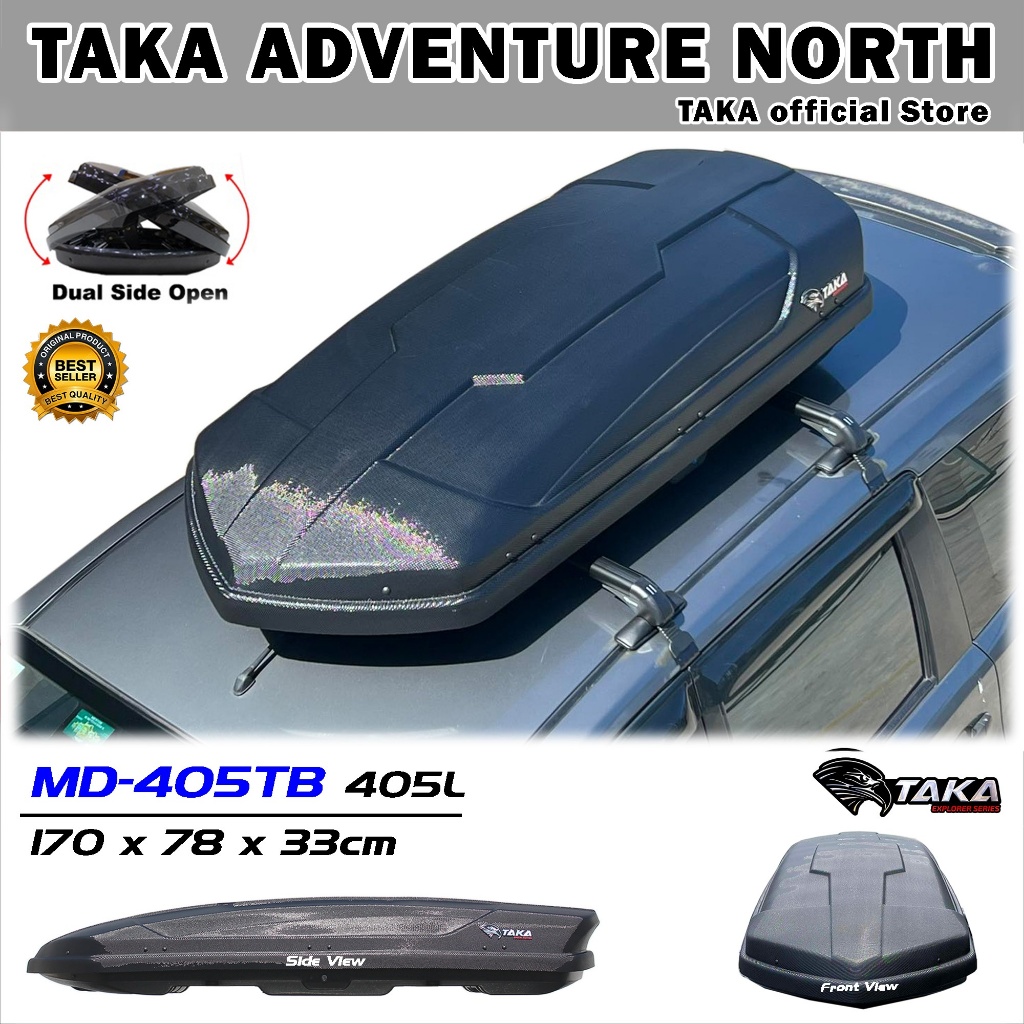 TAKA MD-405TB Bubble Design Car Roof Box [Special Edition] [L Size ...
