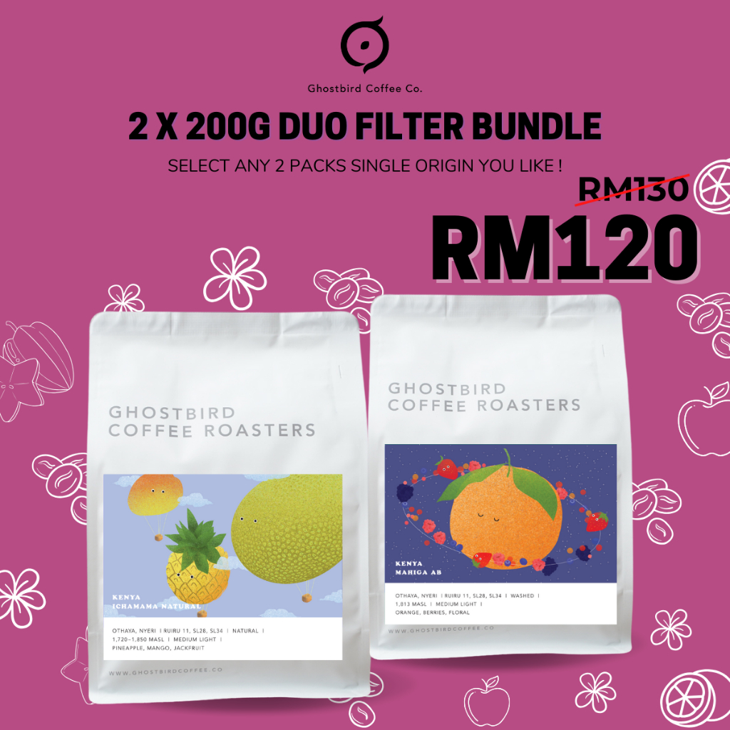 Duo Filter Bundle - Buy 2 at RM120🦉GHOSTBIRD COFFEE(freshly roasted ...