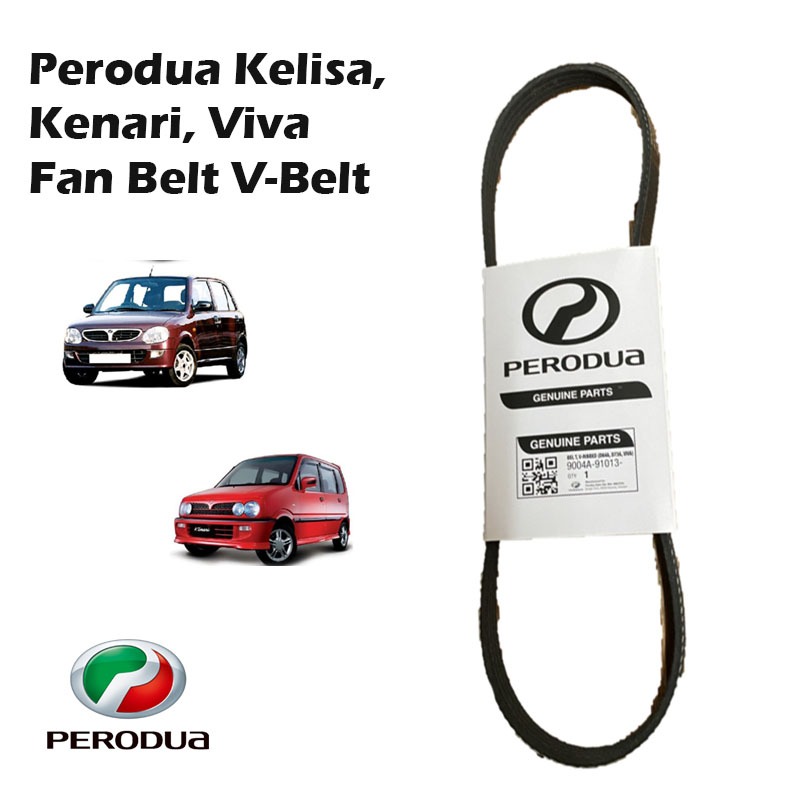 Original Perodua Kelisa, Kenari, Viva Fan Belt V Belt 9004A-91013 ...