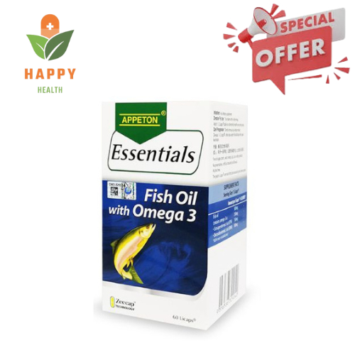 APPETON ESSENTIALS FISH OIL WITH OMEGA 3 SOFTGELS 60'S | Shopee Malaysia