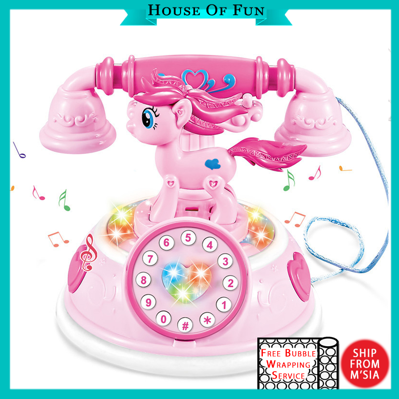 Kuromi Pony Telephone Toy With Light & Songs Boy & Girl Brithday Gift ...