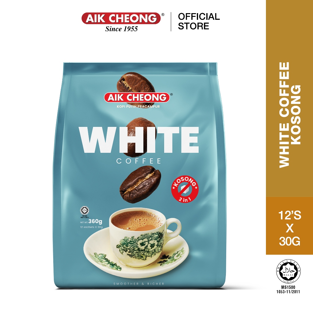 Aik Cheong White Coffee - Kosong 360g (30g x 12 Sticks) | Shopee Malaysia