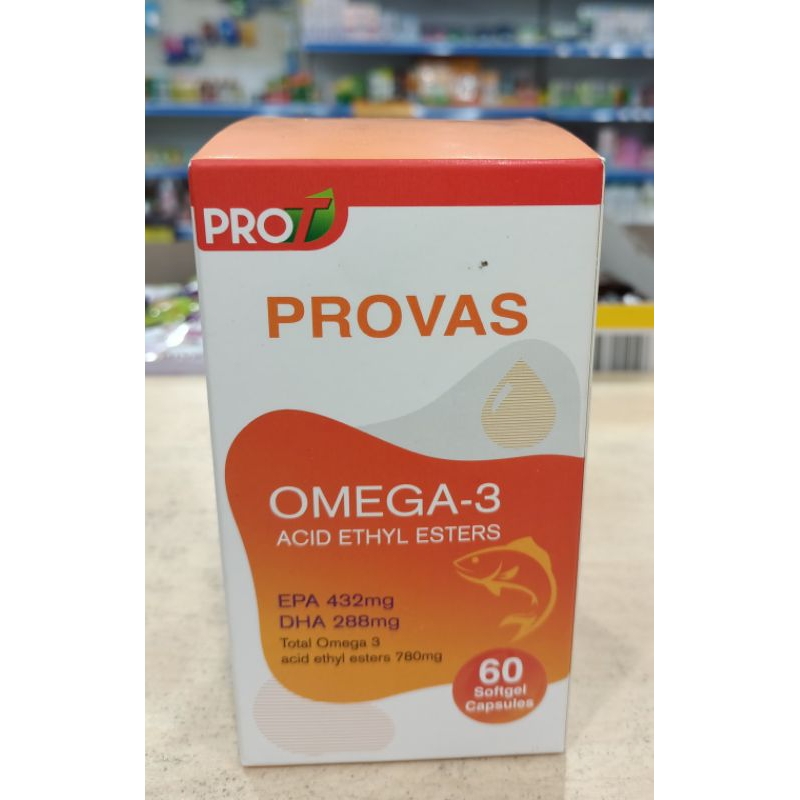 PROVAS OMEGA-3 FISH OIL 60 SOFTGEL CAPSULES (EXP:02/26) | Shopee Malaysia