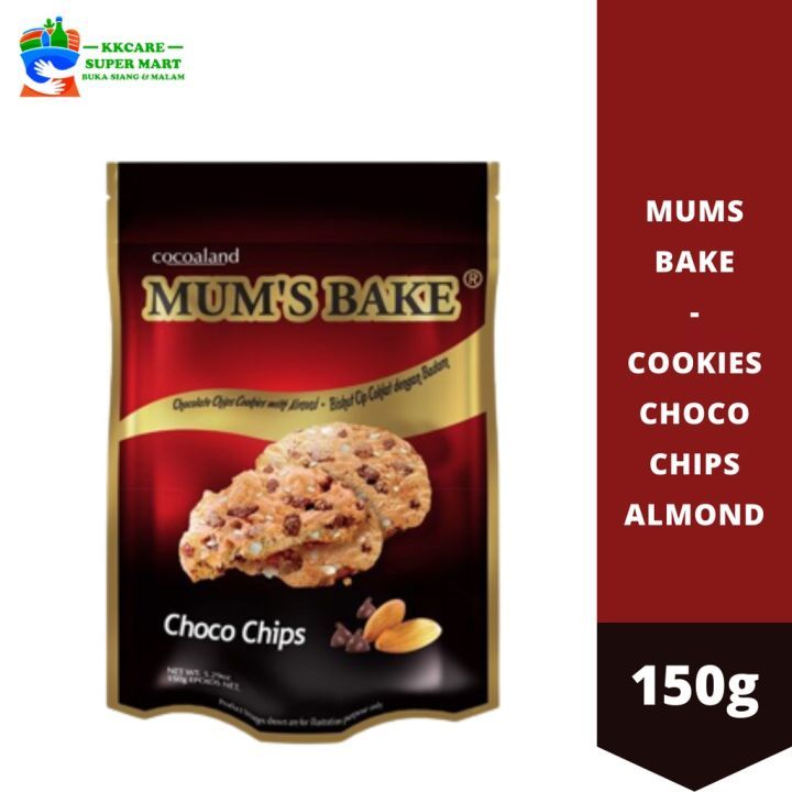 Mum's Bake Cookies Choco Chips Almond (150g ) | Shopee Malaysia