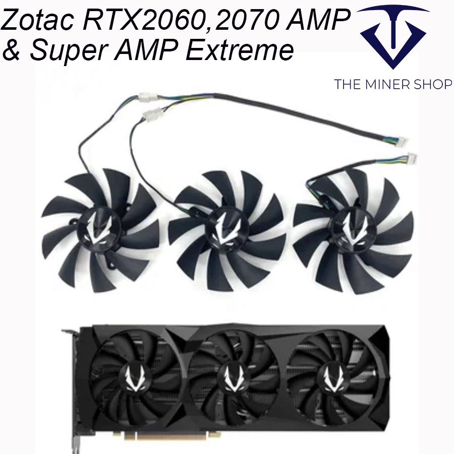 ZOTAC GeForce RTX 2060, 2070 AMP & Super AMP Extreme GPU Fan ...