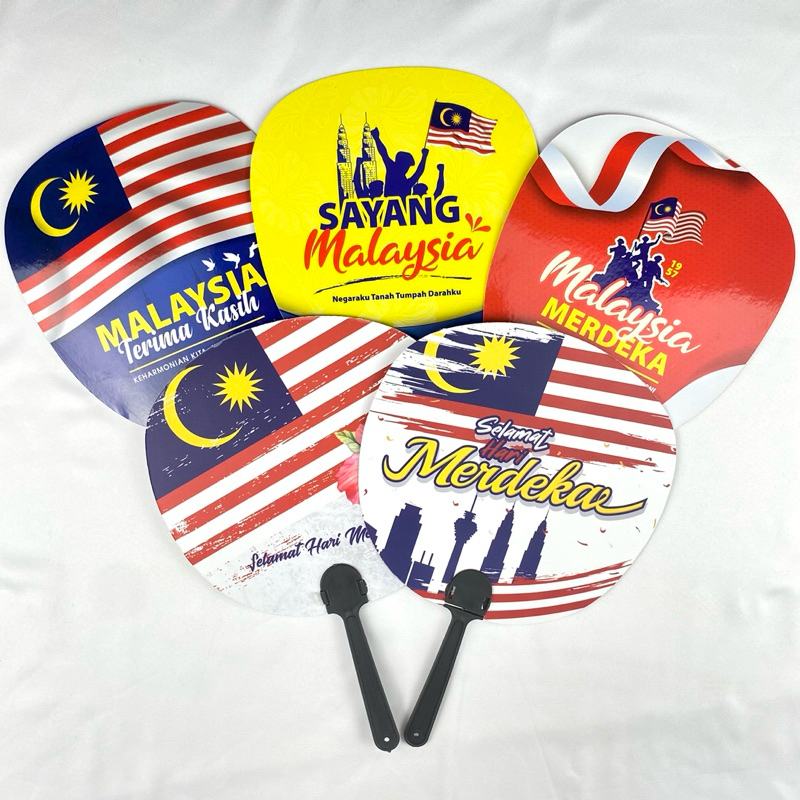 𝐋𝐀𝐃𝐘𝐑𝐀 𝐎𝐅𝐅𝐈𝐂𝐈𝐀𝐋 HAND FAN MERDEKA KIPAS TANGAN MALAYSIA | Shopee Malaysia