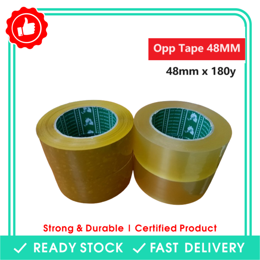 OPP TAPE 48MM X 200Y CLEAR & BROWN | Shopee Malaysia