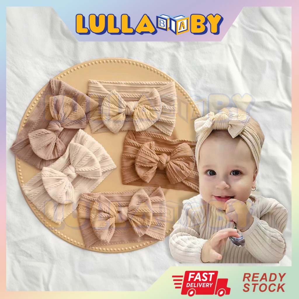 🔥READY STOCK🔥Soft Color Soft Elastic Baby Headband Baby Girl Kids ...