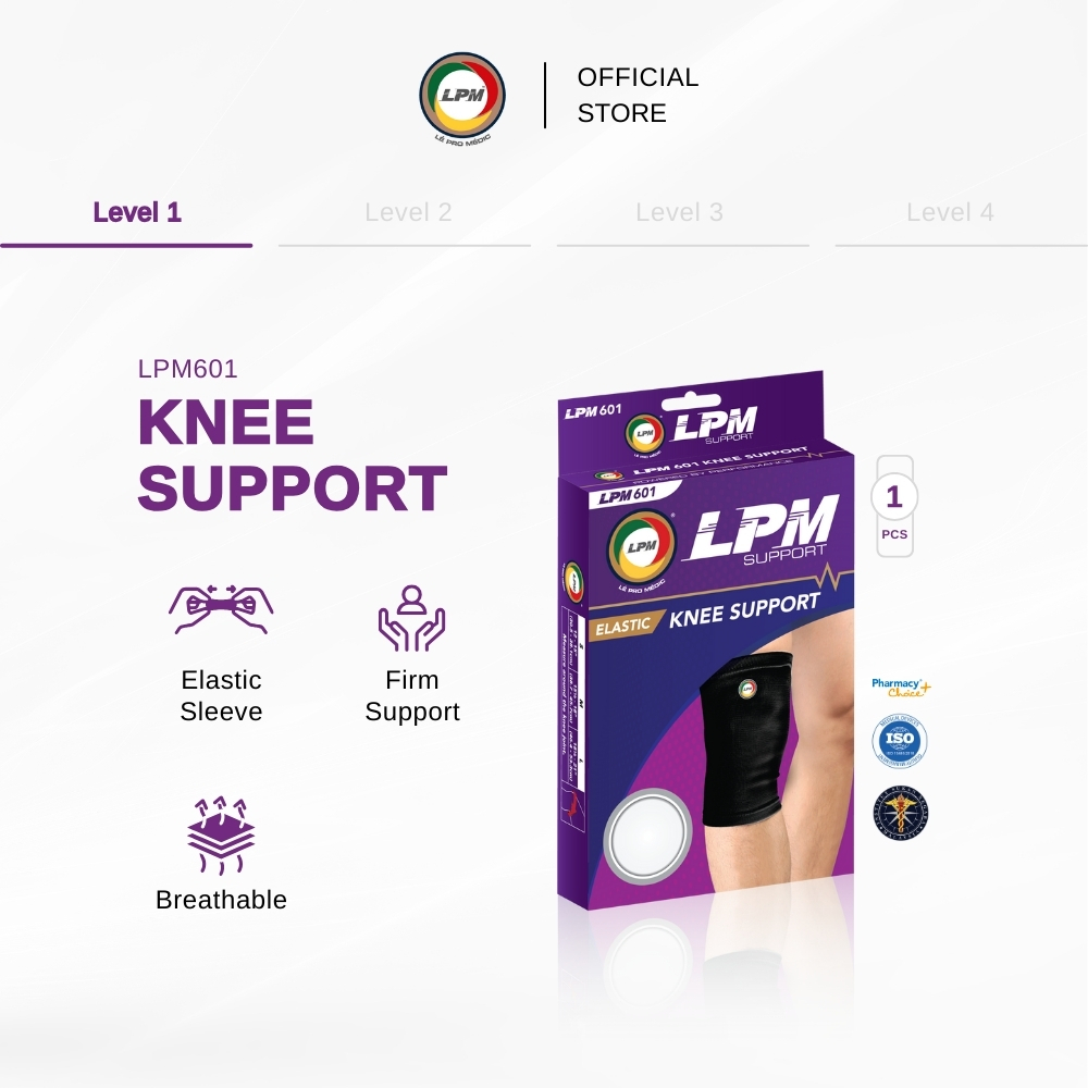 LPM Knee Guard 601 Elastic Knee Support For Knee Pain Relief Thick ...