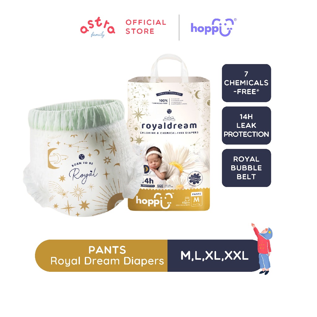 Hoppi Royal Dream Diaper Pant | Shopee Malaysia