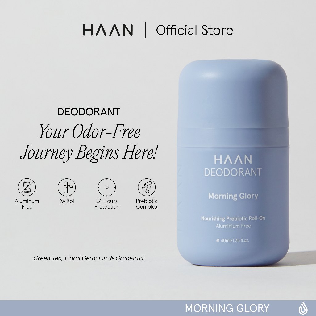 Haan Deodorant New Morning Glory (40ml) | Shopee Malaysia
