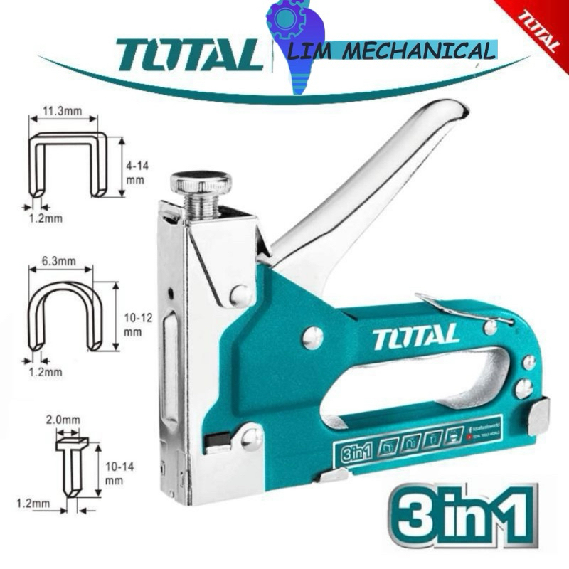 (Ready Stock)TOTAL 3 in 1 Staple Gun With Adjustable Driving Force ...