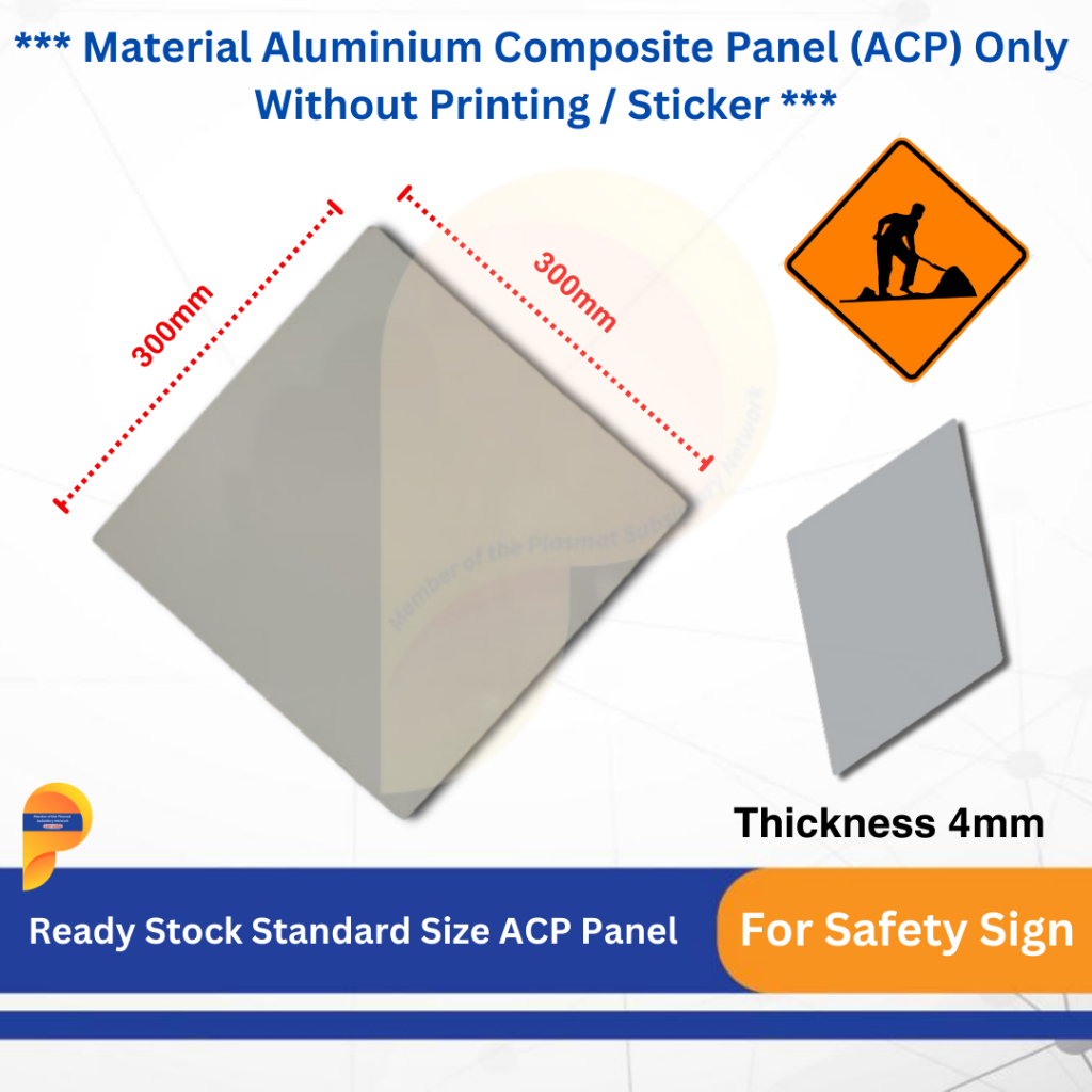 ACP Panel For Safety Sign - DIAMOND Shape 300mm x 300mm | Shopee Malaysia