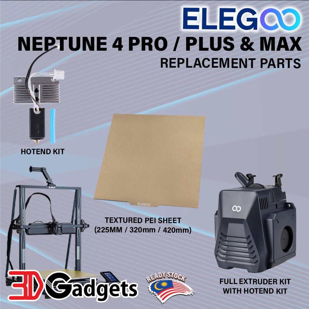 Elegoo Neptune 4 Pro / Plus / Max Replacement Parts for FDM 3D Printer ...