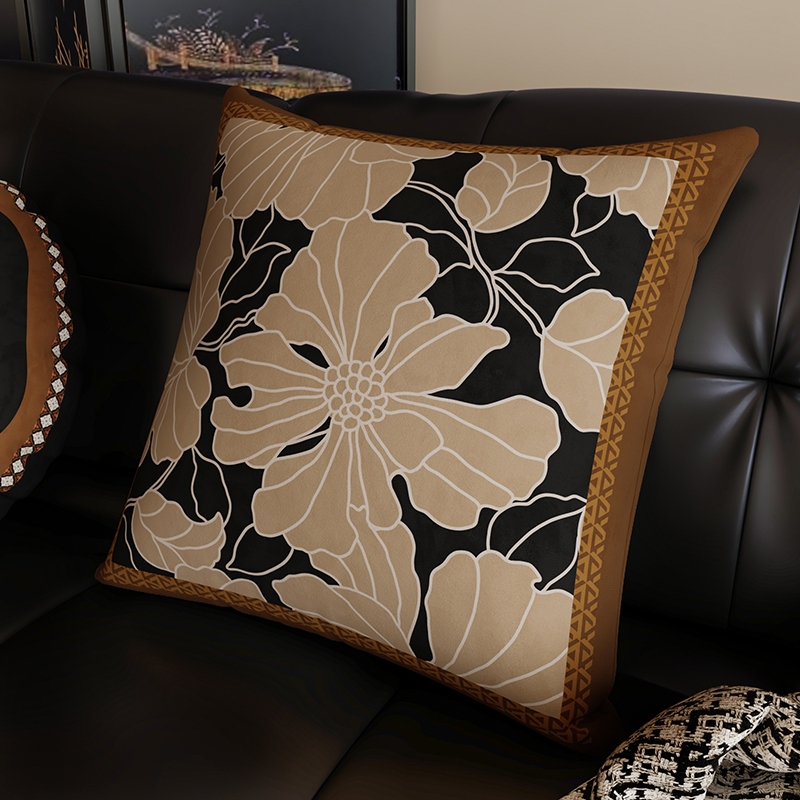 45cm x 45cm Premium Sofa Pillow Cover Designer Embroidery Tufted ...