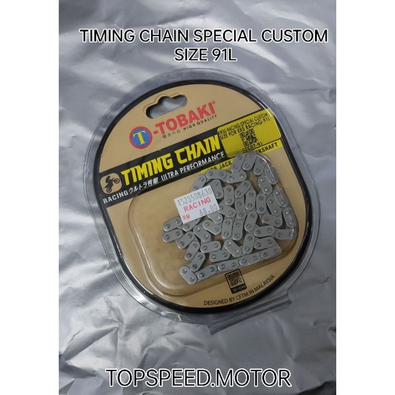91L TOBAKI RACING TIMING CHAIN SPECIAL CUSTOM SIZE FOR EX5 EX5DREAM ...