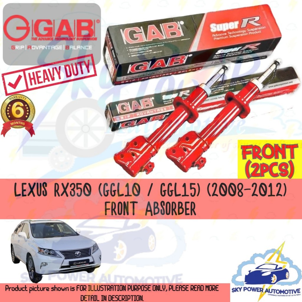 LEXUS RX350 GGL10 / GGL15 GAB SUPER R SPORT PREMIUM HEAVY DUTY GAS ...