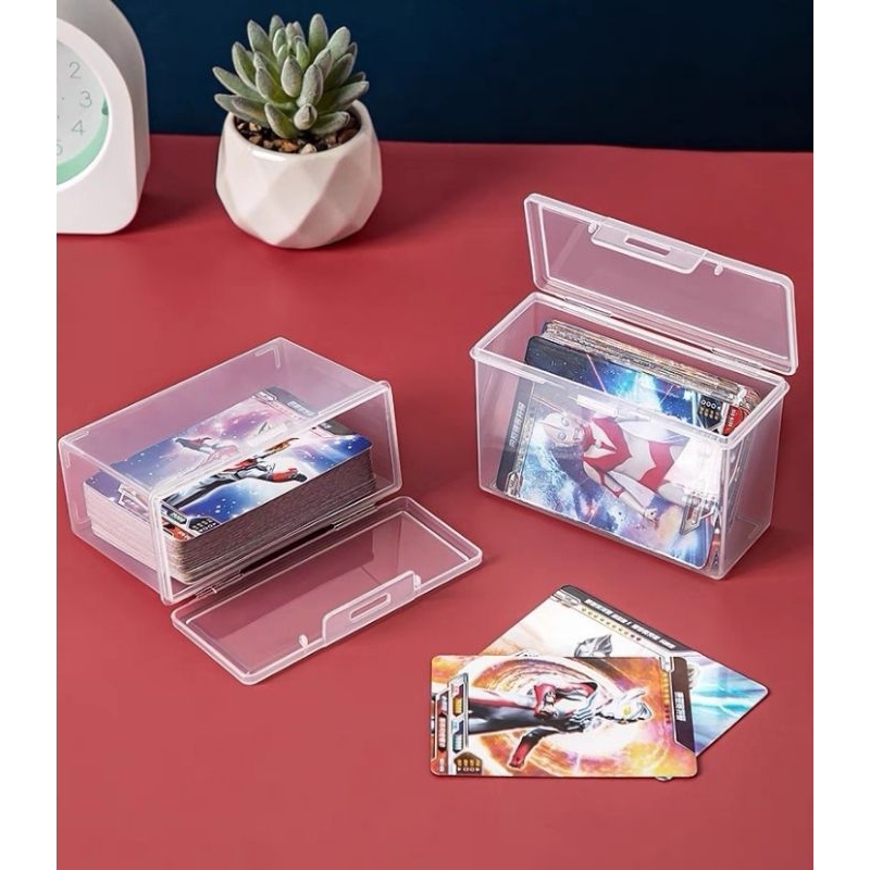 Transparent Storage Box Multipurpose Storage Box Organizer Box Card ...