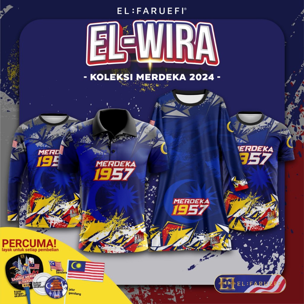 El faruefi jersey malaysia tshirt jersi sublimation sport custom ...