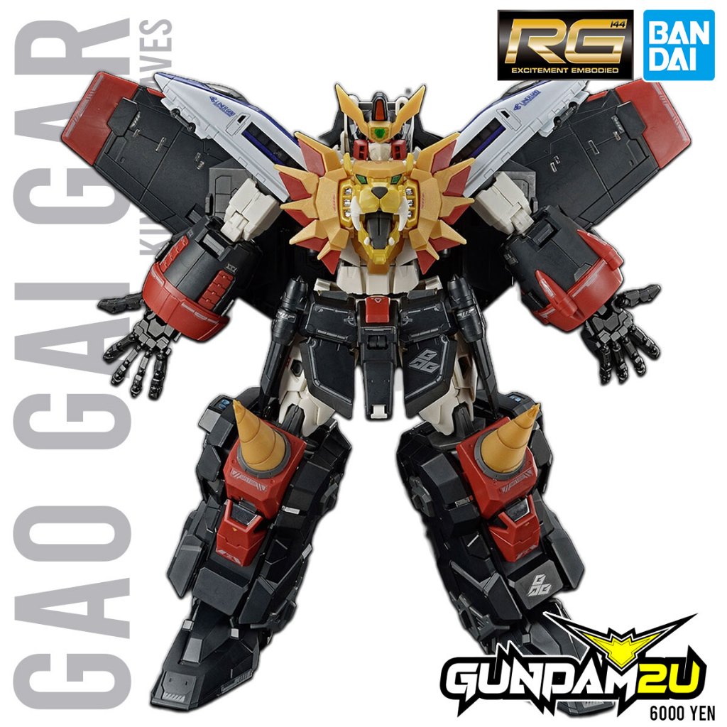 BANDAI RG GAOGAIGAR - Real Grade King of The Braves GGG GAO GAI GAR SRW ...