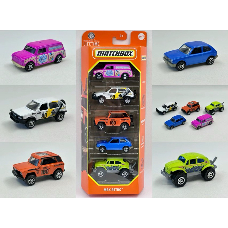 Matchbox 2024 5-Pack - MBX Retro | Shopee Malaysia